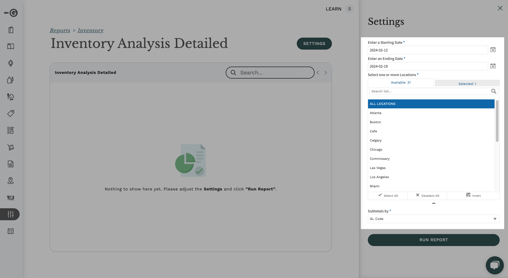 What is an Inventory Analysis Report?